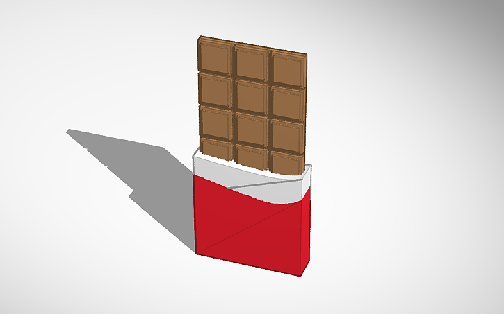 3D design Delicious chocolate 🍫 - Tinkercad
