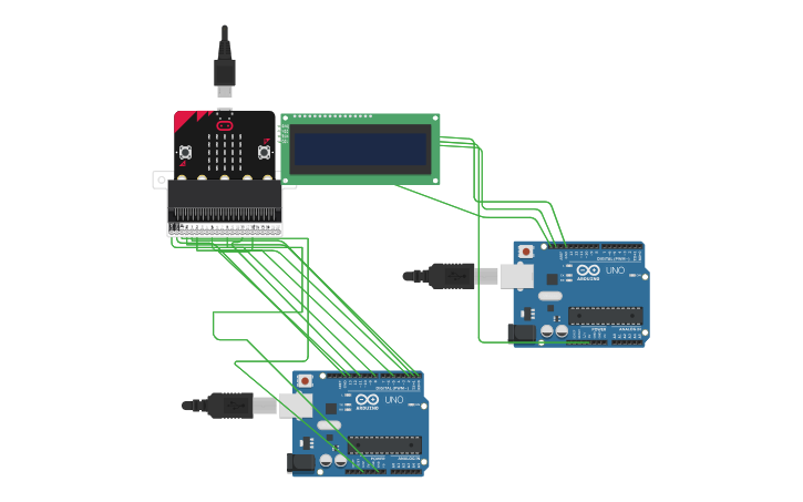 Circuit design Love Tester - Tinkercad