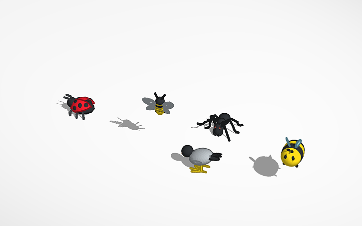 3D design Bugs - Tinkercad