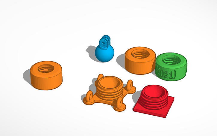 3D design Ball Joint mount v7 - Tinkercad