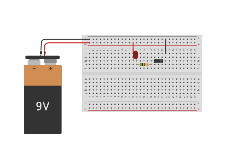 Circuit design Diode - Tinkercad
