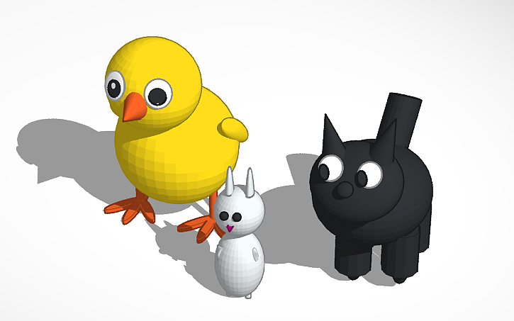 3D design Animales 3d Valery lorena ardila - Tinkercad