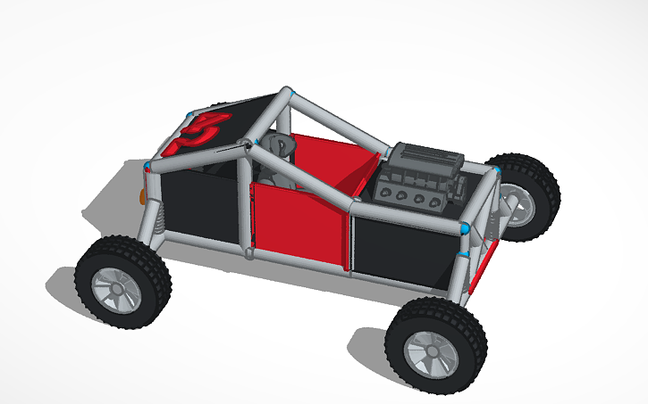 3D design Buggy - Tinkercad