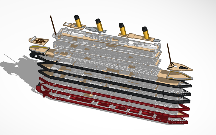 3D design titanic memes - Tinkercad