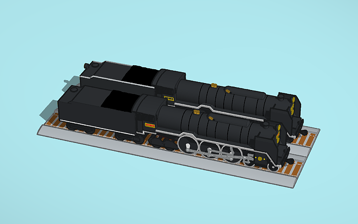 3D design JNR Class C62 - Tinkercad