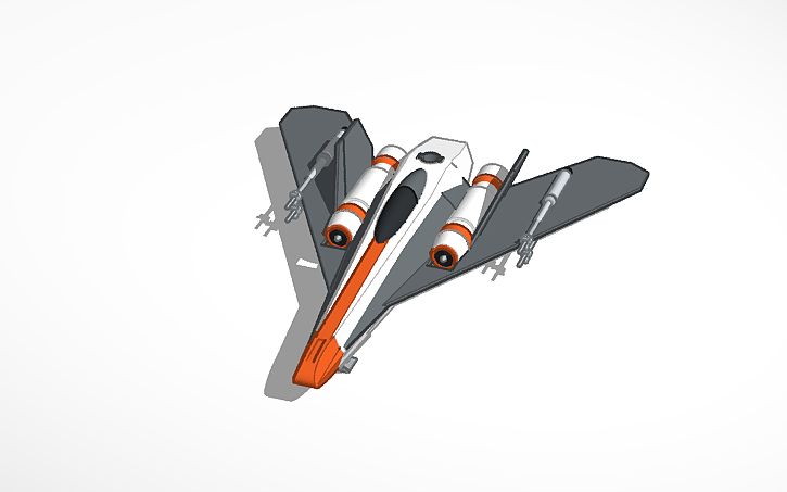 3D design TDI-11 Vanguard-class Interceptor - Tinkercad