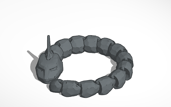3D design onix flequisivel - Tinkercad