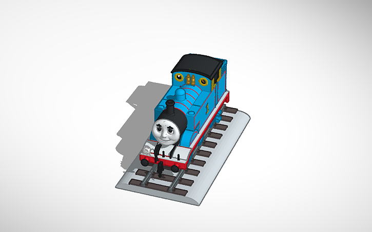 3D design Tomas The Tank Engine and Track - Tinkercad