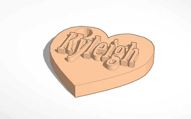 3D design kyleigh - Tinkercad