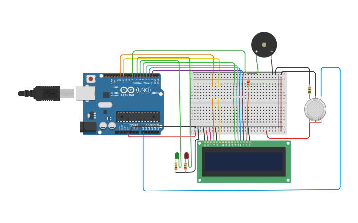 Circuit design Group 1 robotics - Tinkercad