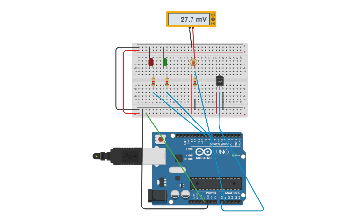 Circuit design practical 7 - Tinkercad