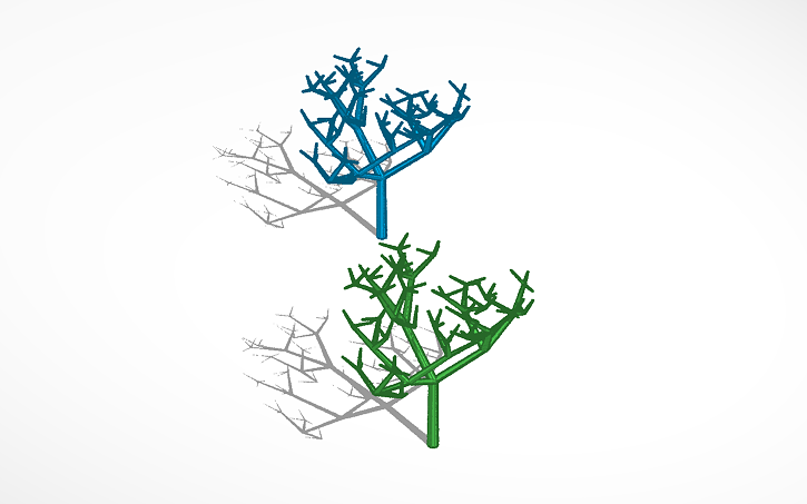 3D design trees - Tinkercad