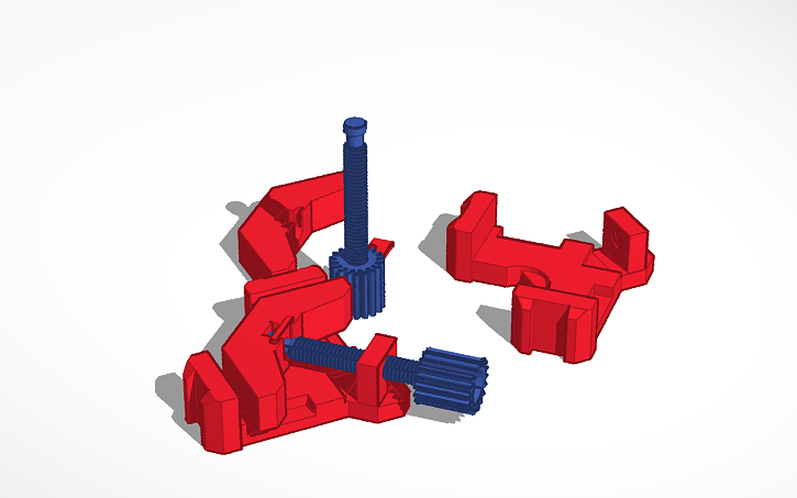 3D design angle clamp - Tinkercad