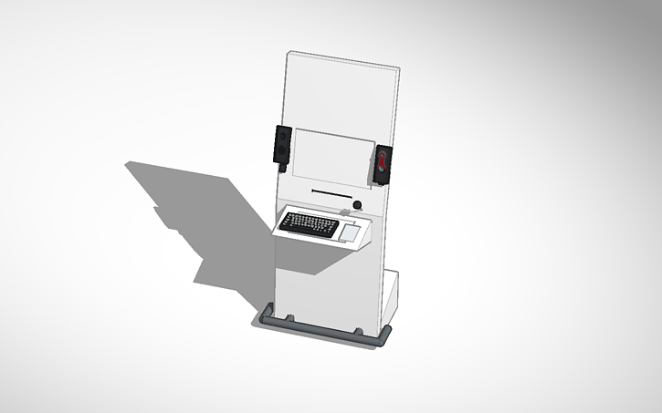 3D design Copy of CAG KIOSK - Tinkercad