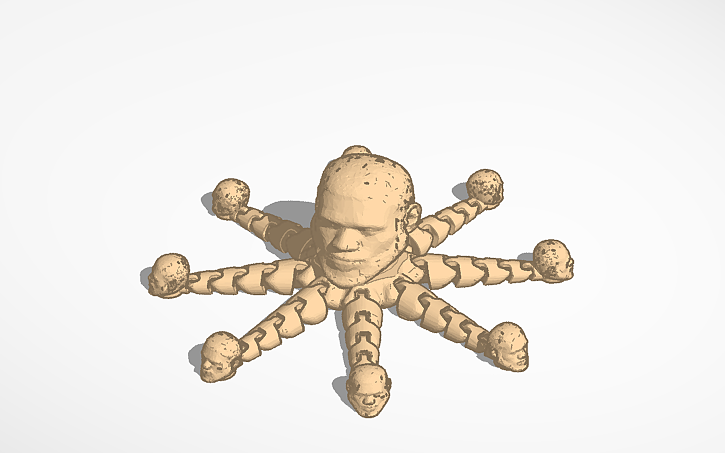 3D design Lebron James Octopus - Tinkercad