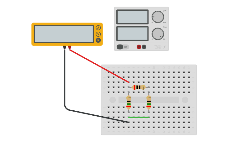 Circuit design circut - Tinkercad