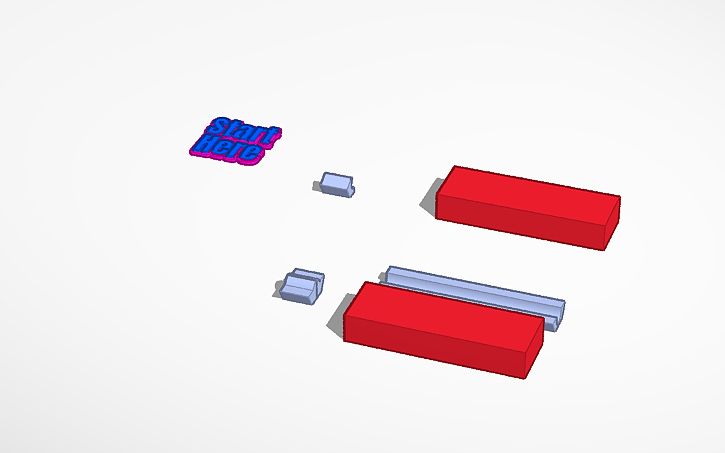 3D design Cable Label Template - Tinkercad