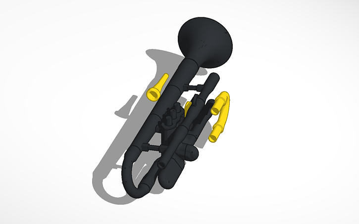 3D design joeys trumpet - Tinkercad