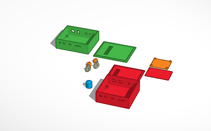 3D design Phaser Box - Tinkercad