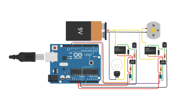 Circuit design Photogrammetry Turntable - Tinkercad
