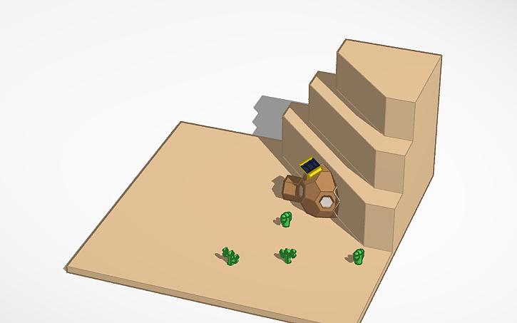 3D design Desert Home (using Aurelia Institute Truncated Icosahedron ...