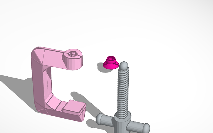3D design maryum c clamp project - Tinkercad
