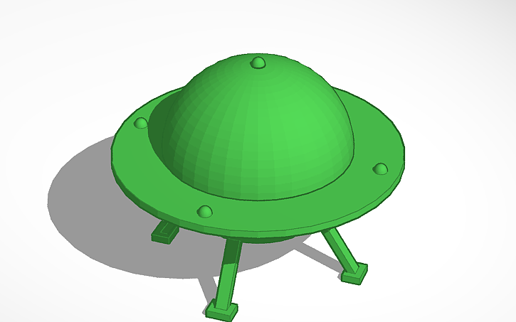 3D design Ufo - Tinkercad