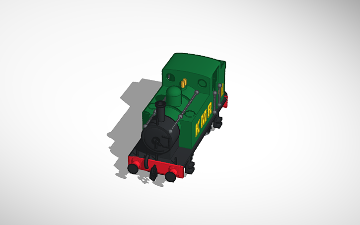 3D design 0-4-0 Tank Engine - Tinkercad