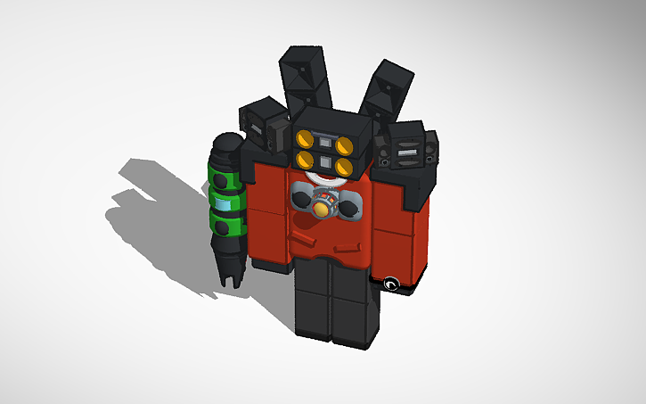 3D design Titan Boombox (super box siege defense) - Tinkercad
