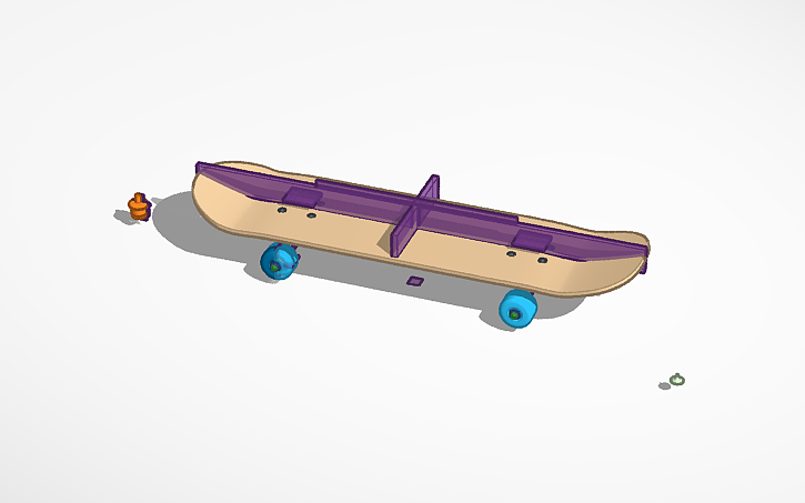 3D design Copy of Skateboard & Skatepark Challenge - Tinkercad