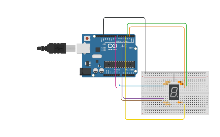 Circuit design GPIO_6 - Tinkercad