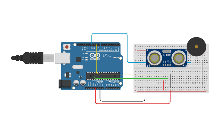 Circuit Design Hc Sr04 Tinkercad