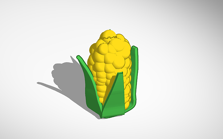 3D design corn - Tinkercad