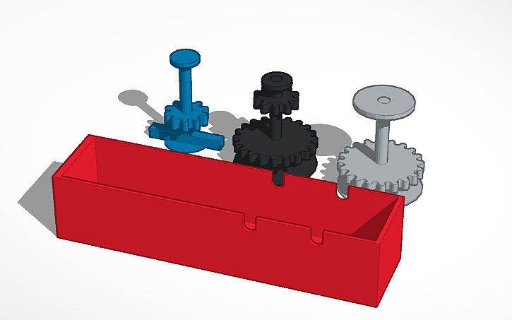 3D design Gear Box - Tinkercad