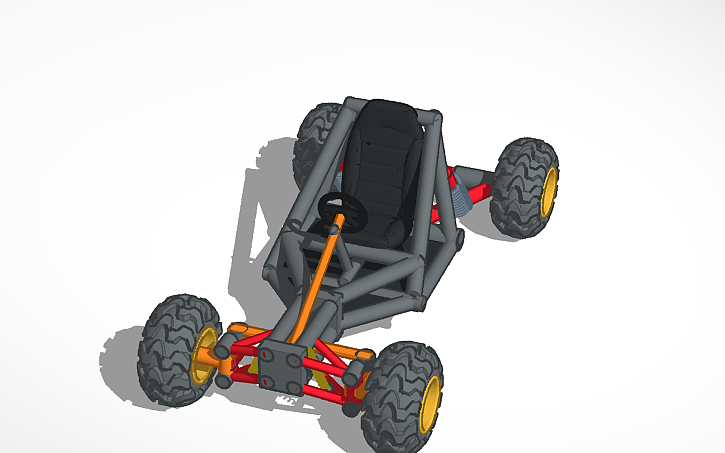 3D design of off road buggy car v3 - Tinkercad