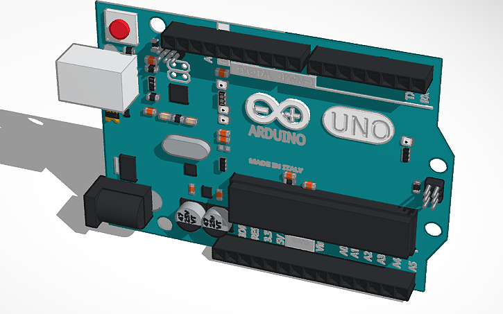 3D design Arduino Uno - Tinkercad