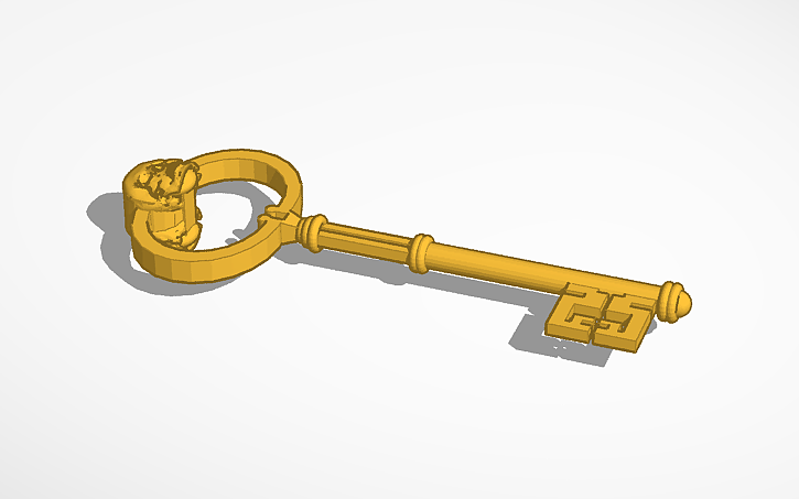 3D design Key to Death's Library Supernatural - Tinkercad