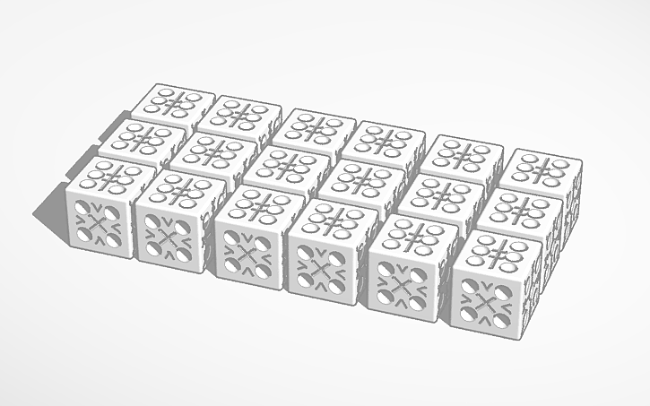 3D design Knucklebones dice [Cult of the Lamb] [Print ready] - Tinkercad