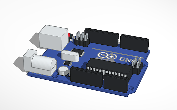 3D design arduino uno - Tinkercad