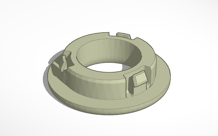 3D design Patio Table Insert Remix - Tinkercad