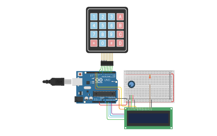 Circuit design Sistema Reloj Digital Arduino - Tinkercad