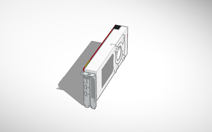 3D design custom amd gpu - Tinkercad