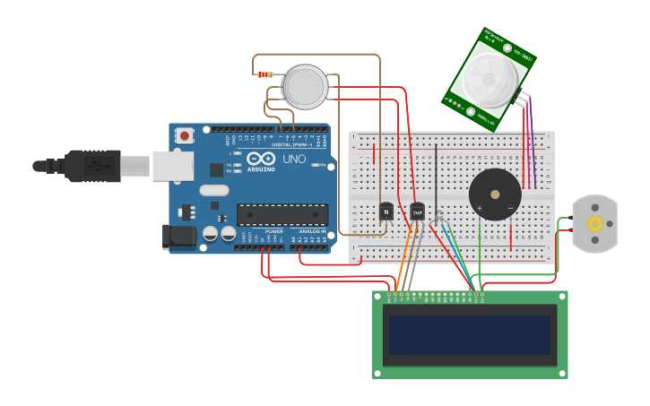 Circuit design Sizzling Snaget - Tinkercad