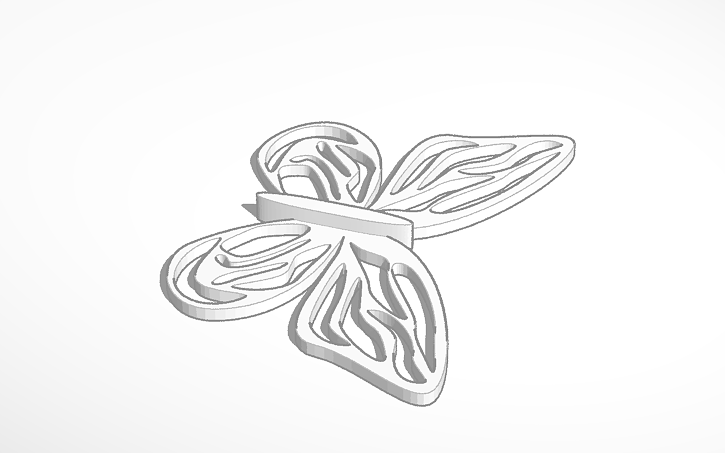 3D design Glowing Butterfly - Tinkercad