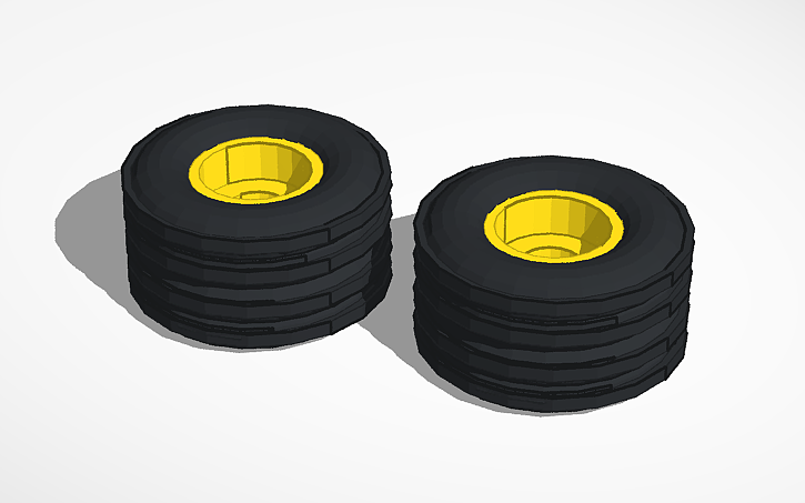3D design floater tires - Tinkercad