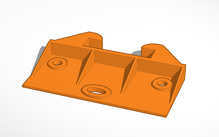 3D design Coffee table drawer guide - Tinkercad