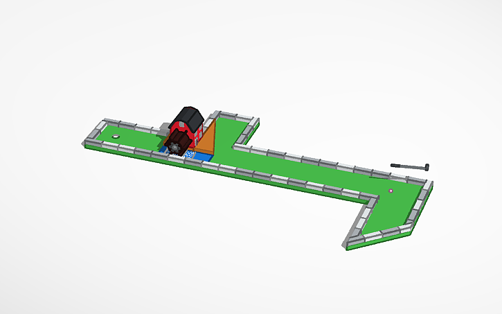3D design The Watermill Obstacle - Tinkercad
