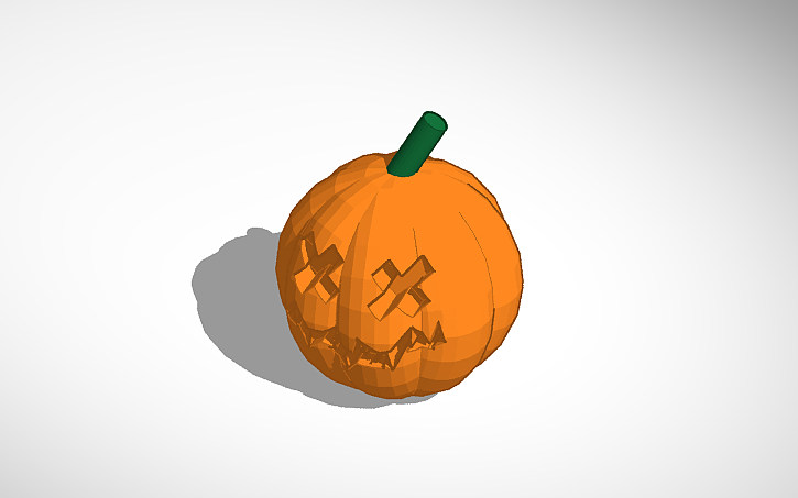 3D design Jayden Thompson - Pumpkin - Tinkercad