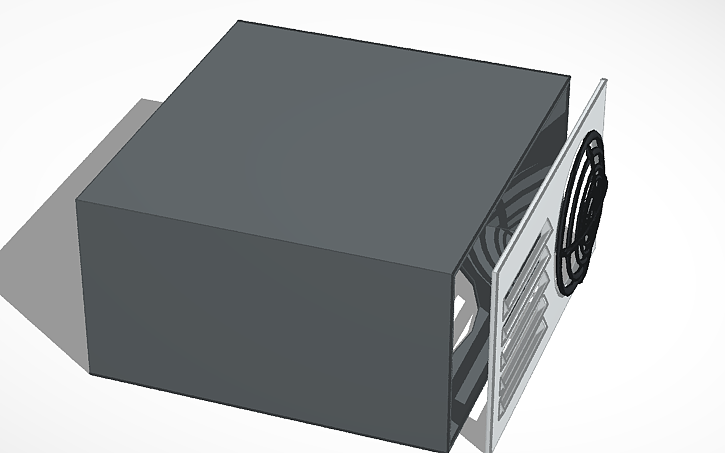 3D design Power supply - Tinkercad