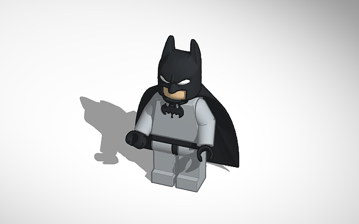 3D design Lego Batman - Tinkercad